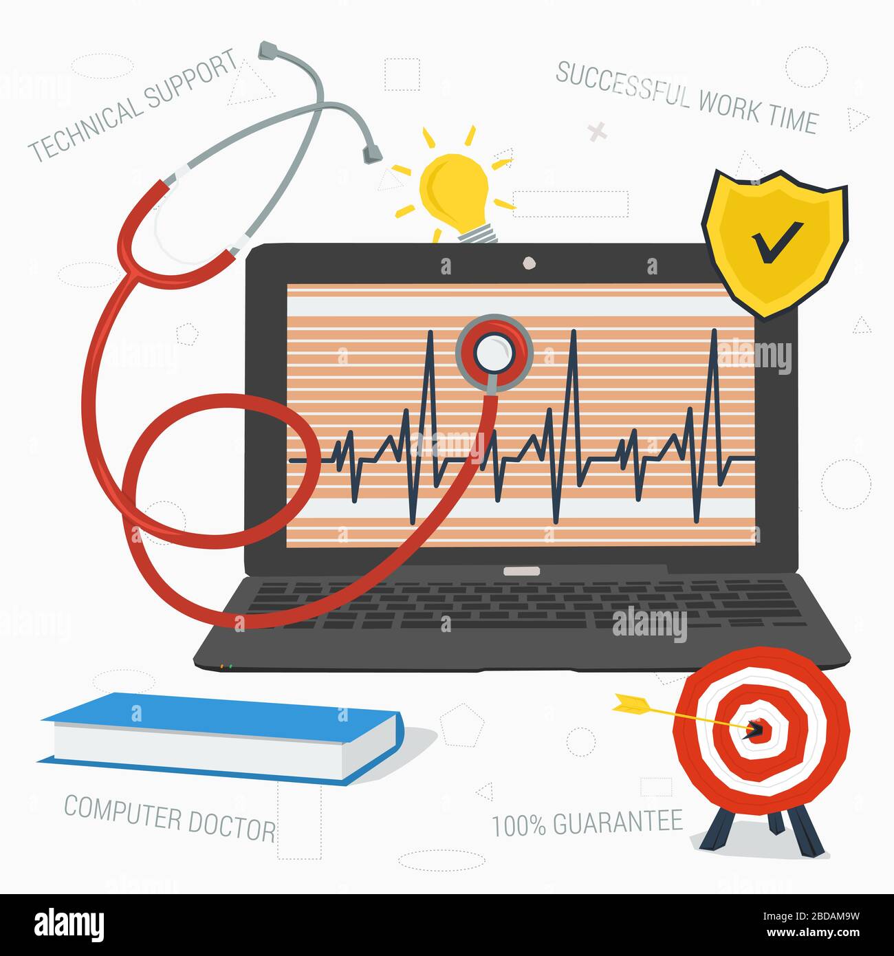 Computer diagnostics Cut Out Stock Images & Pictures - Alamy