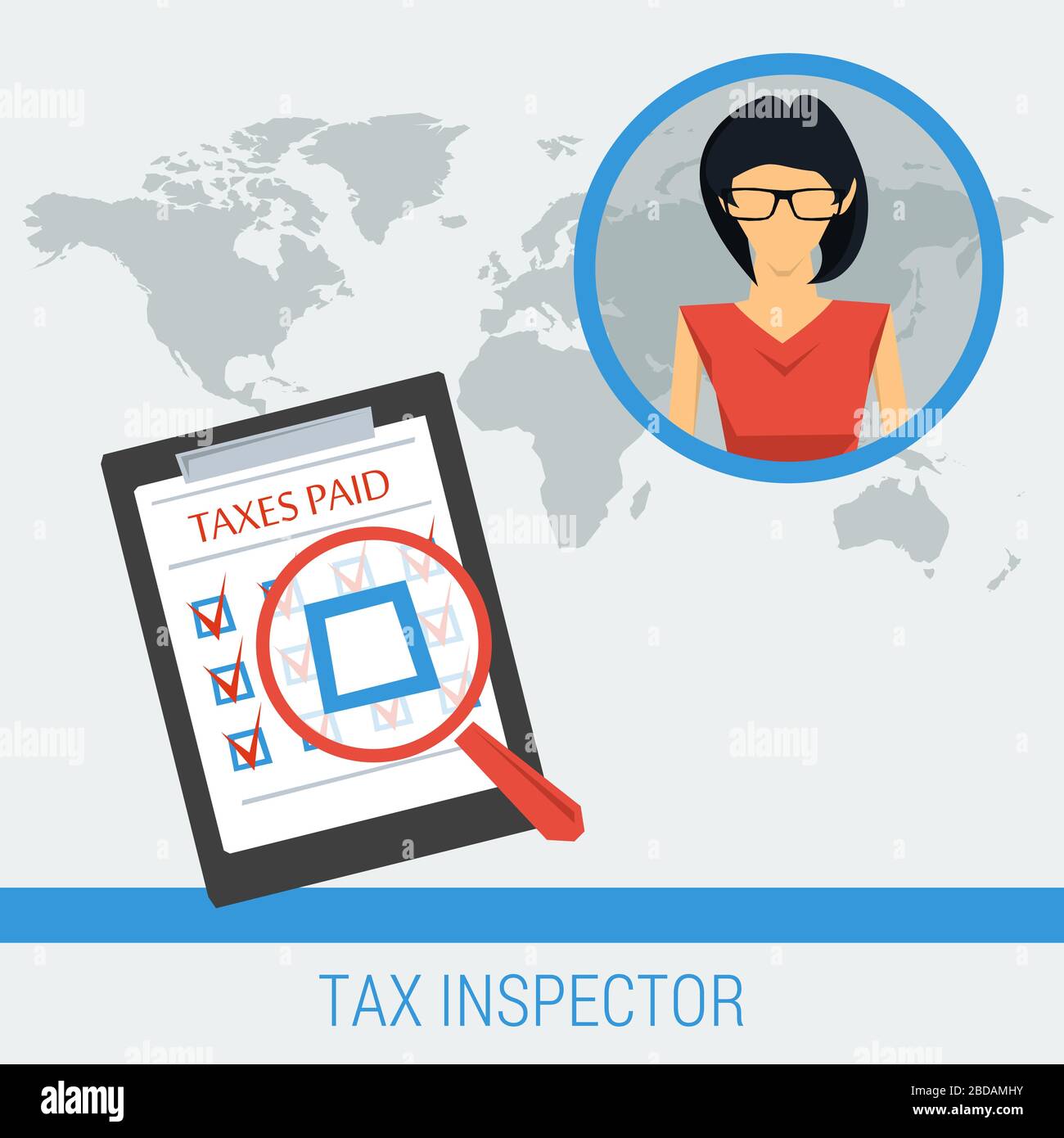 Inspector report Stock Vector Images - Alamy