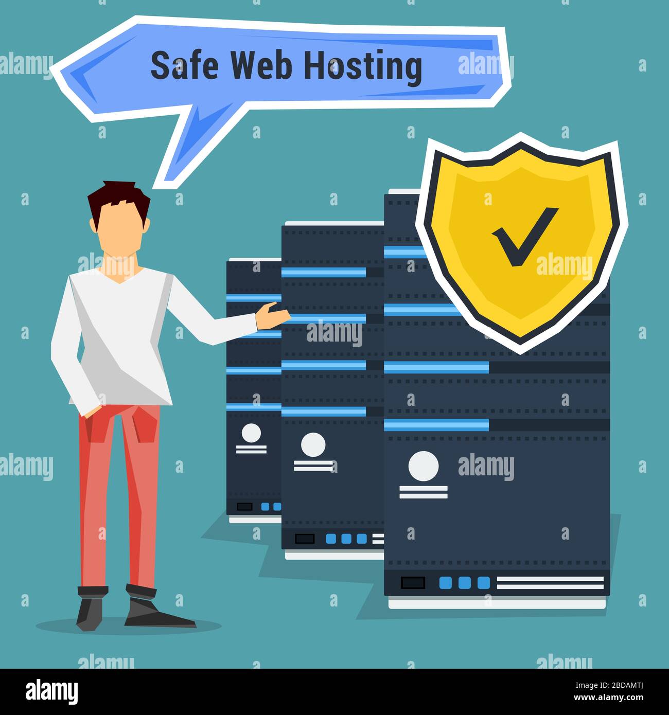 Business host Stock Vector Images - Alamy