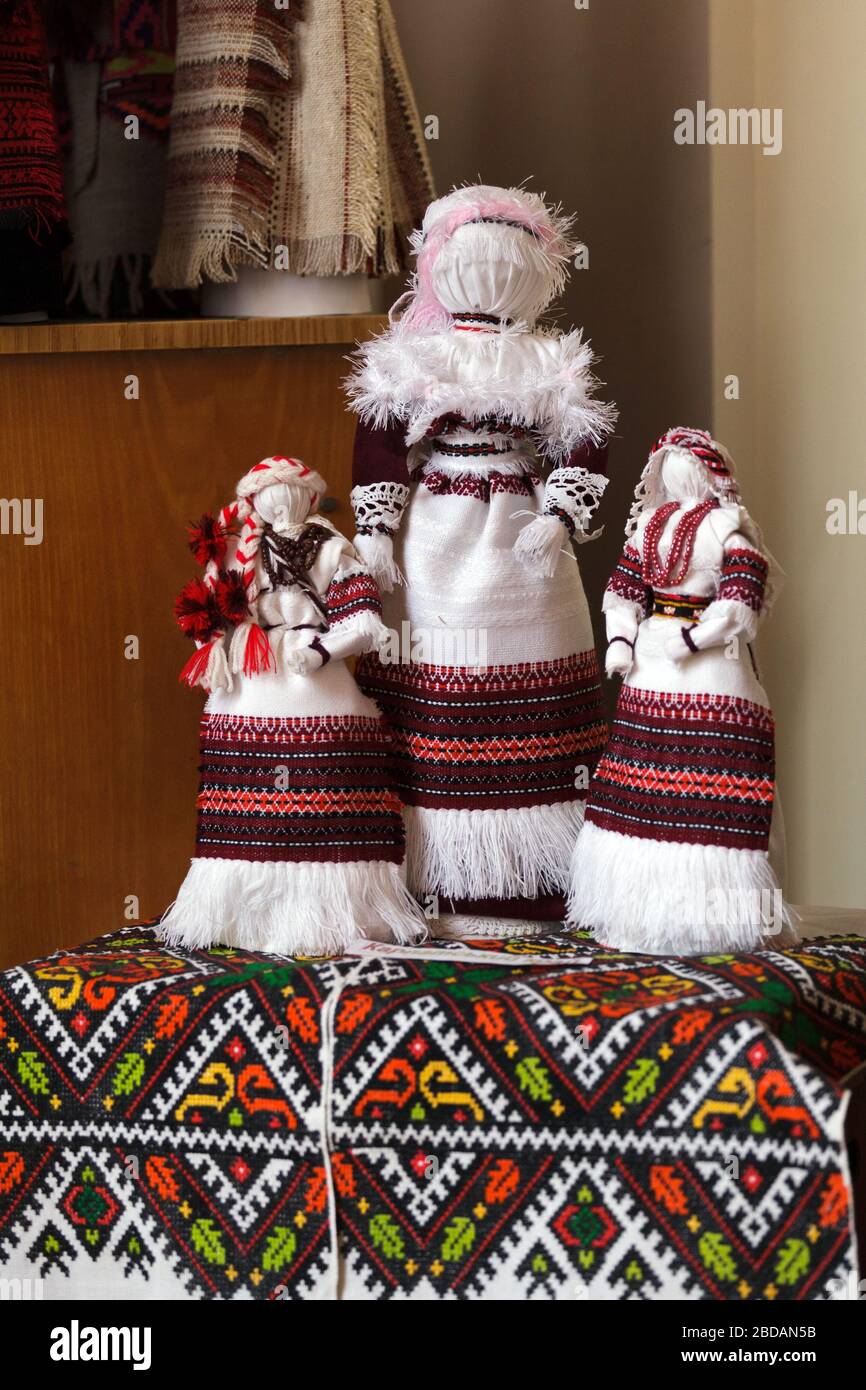 Ukrainian doll motanka. Handmade dolls Stock Photo - Alamy