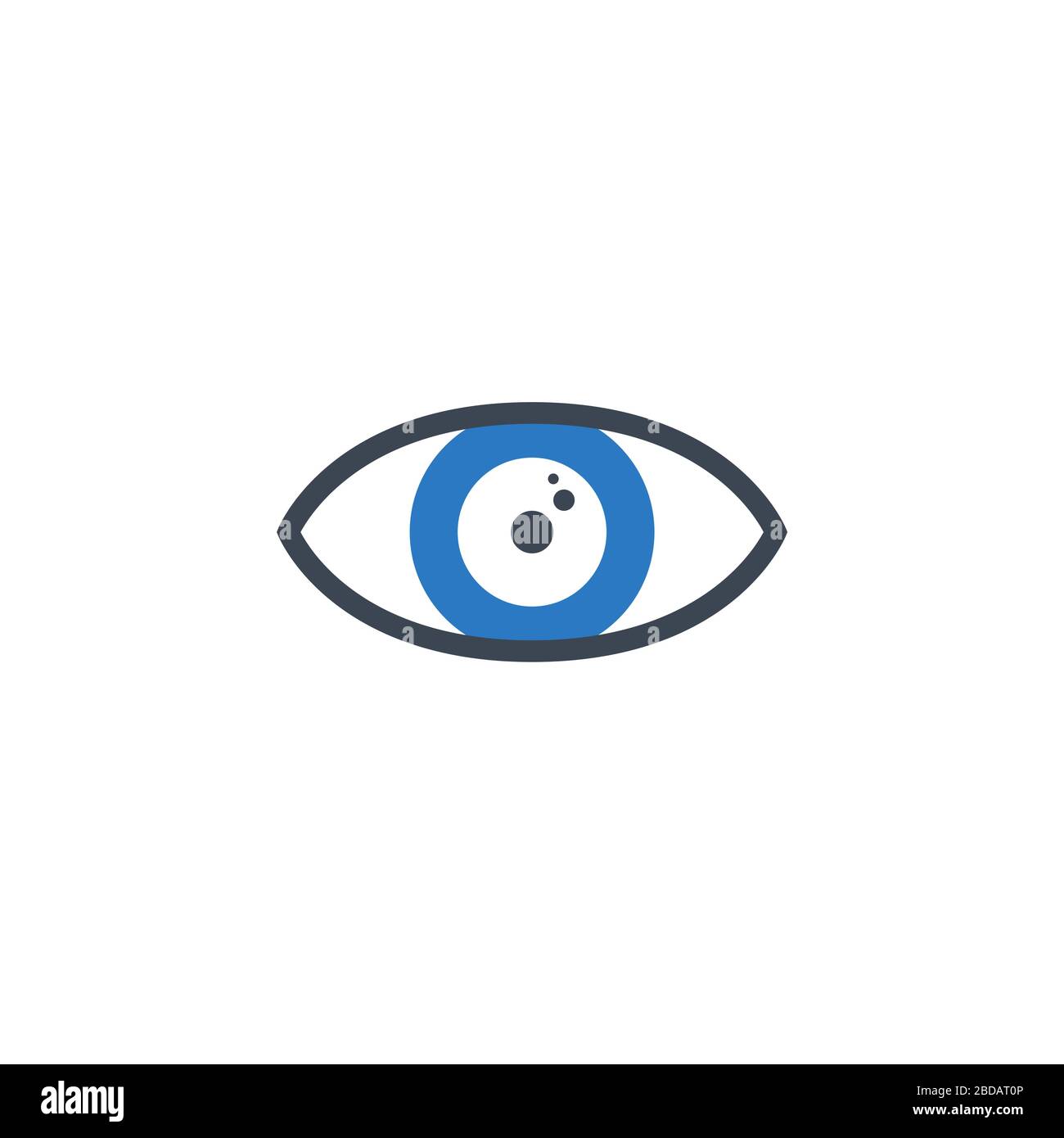 Eye related vector glyph icon Stock Vector Image & Art - Alamy