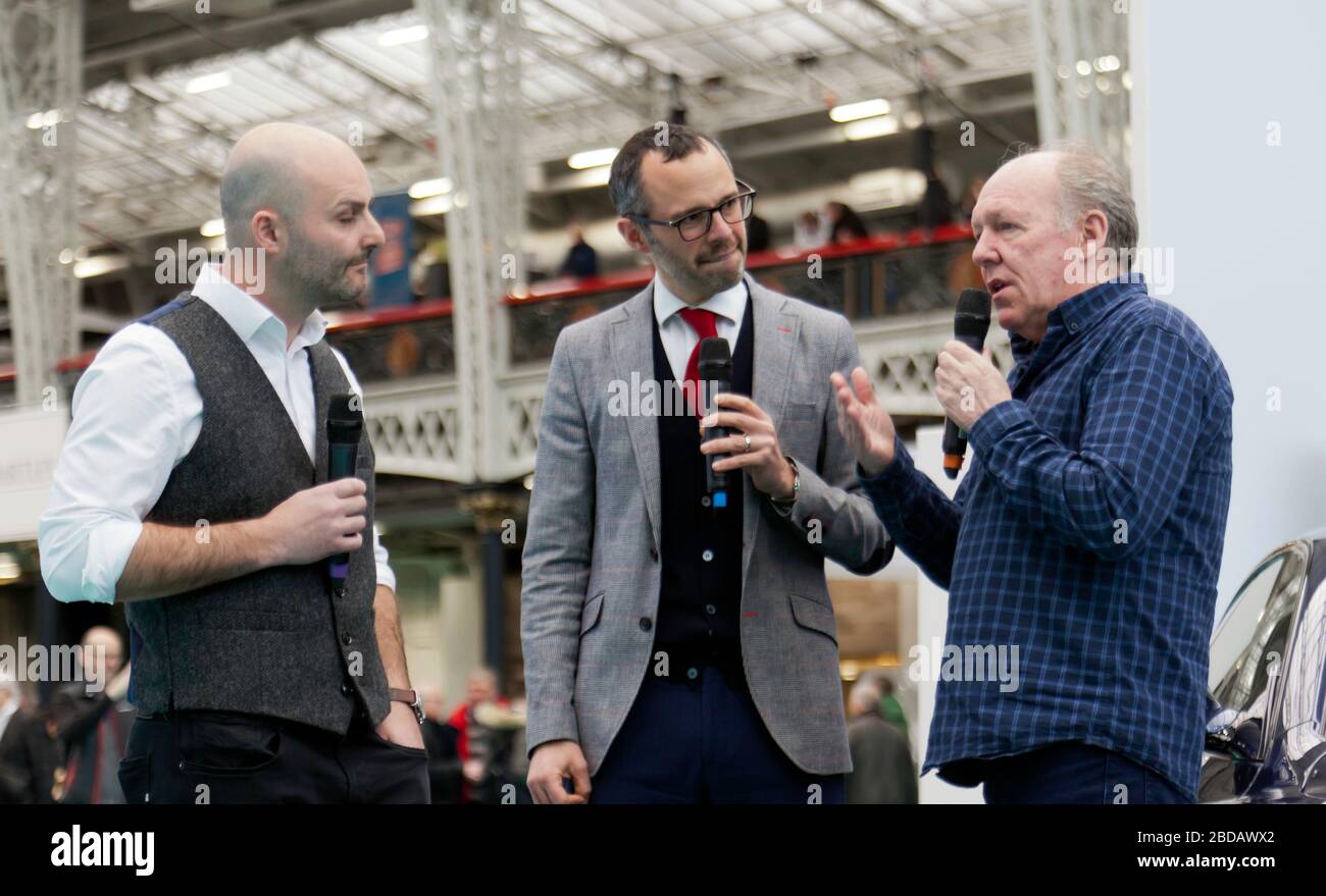 Max Girardo discussing the reworked Aston Martin Vanquish 25 with Ian ...