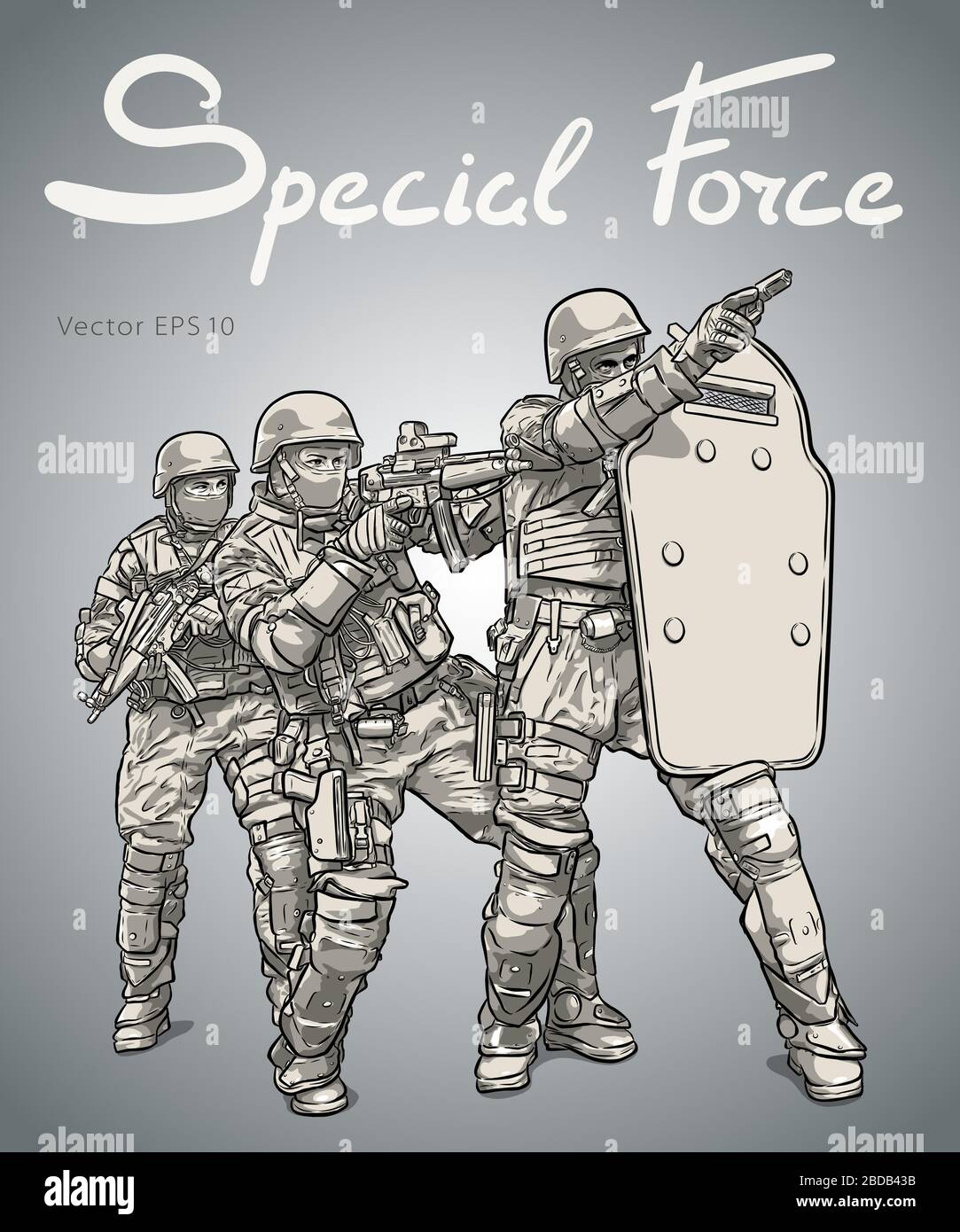 Combat sketch hi-res stock photography and images - Alamy