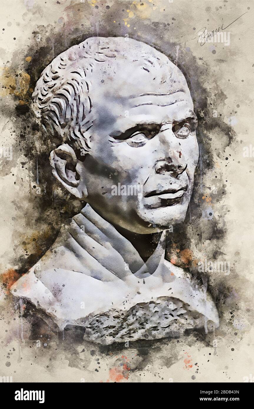Julius caesar bust arles hi-res stock photography and images - Alamy