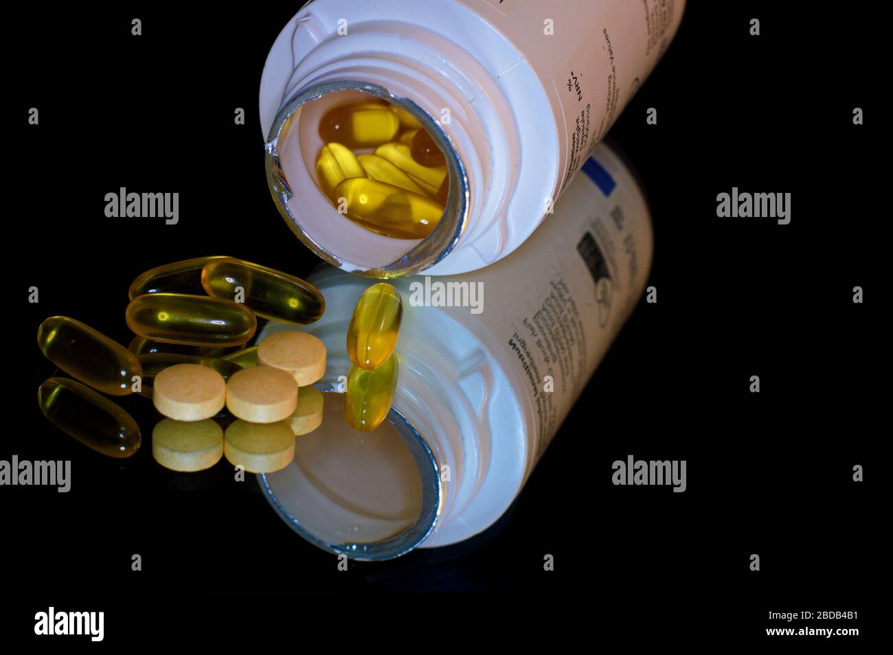 Health Tablets and Capsules Stock Photo - Alamy