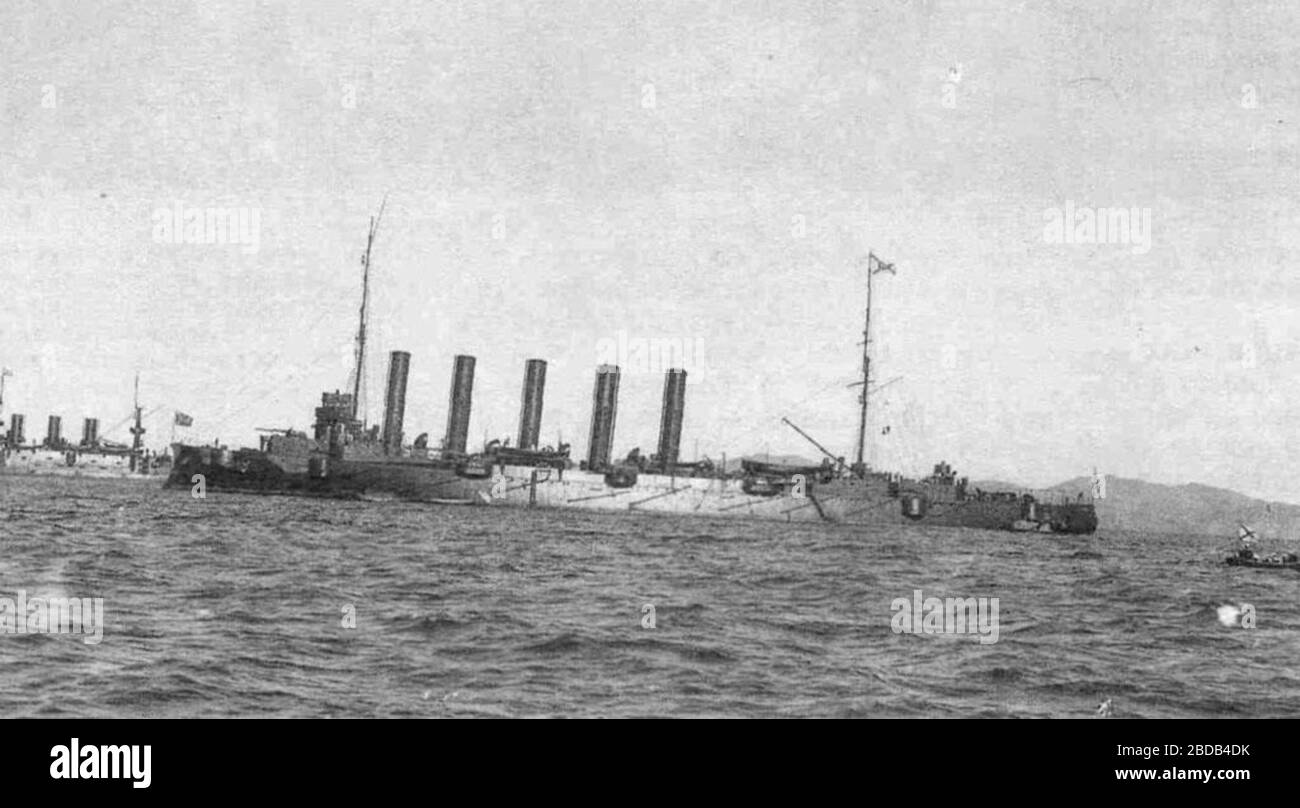 Russian protected cruiser askold hi-res stock photography and images ...