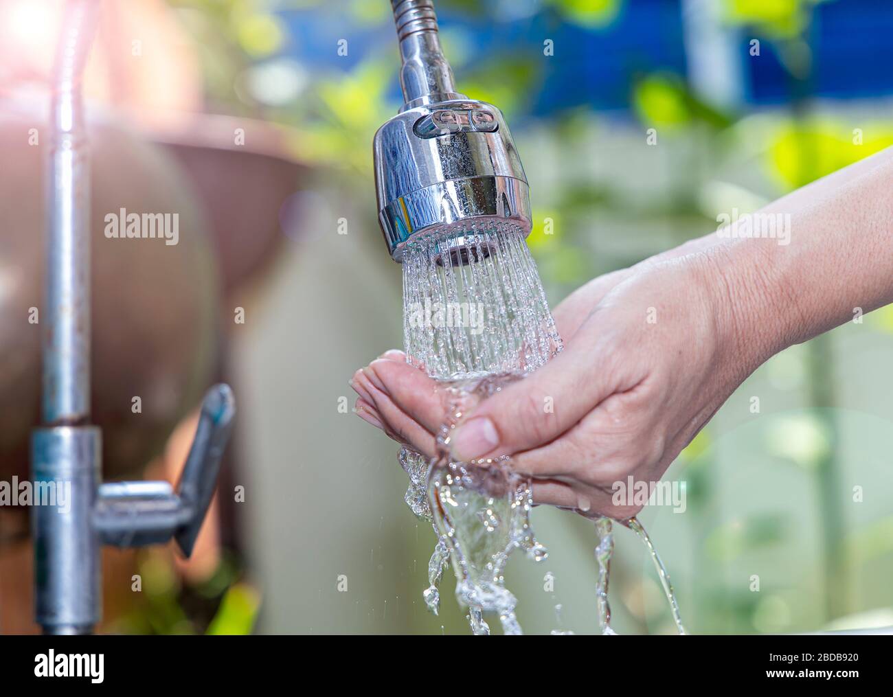 Hand washing steps hi-res stock photography and images - Alamy