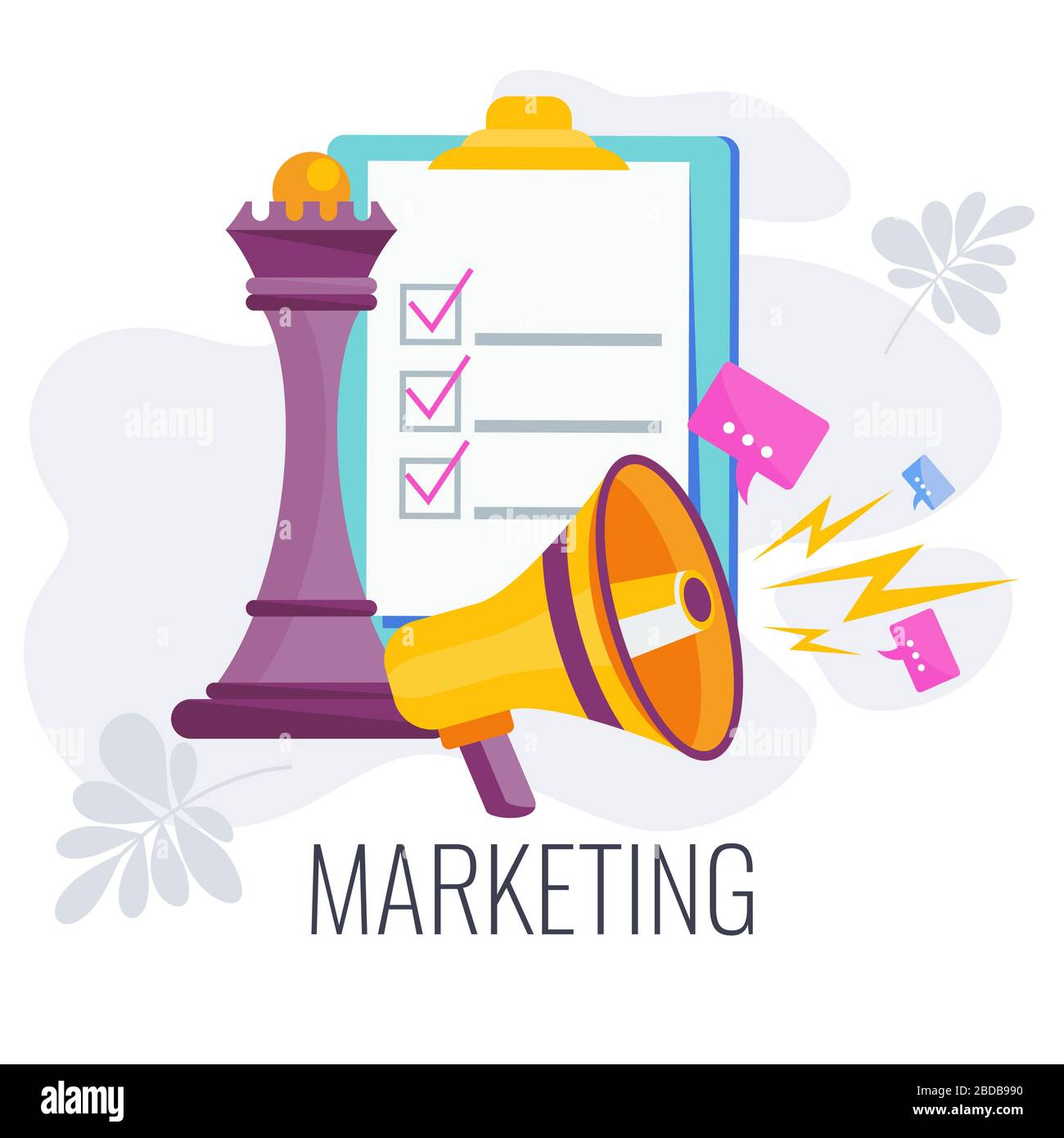 Marketing infographics pictogram. Four 4 PS marketing mix Stock Vector ...