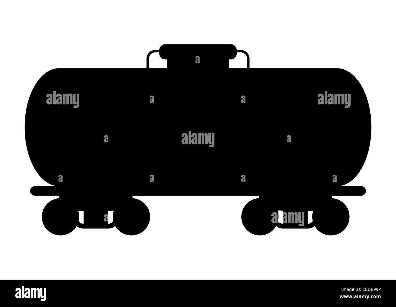 Oil tank petroleum wagon Cut Out Stock Images & Pictures - Alamy