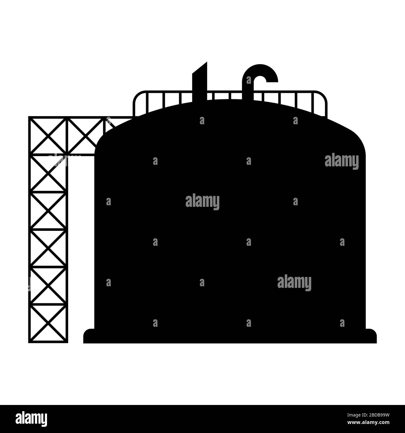 Natural gas pipeline storage Stock Vector Images - Alamy