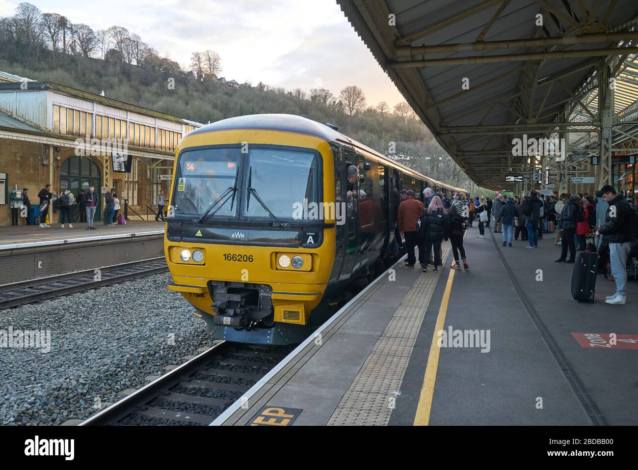 bath spa railway station Stock Photo - Alamy
