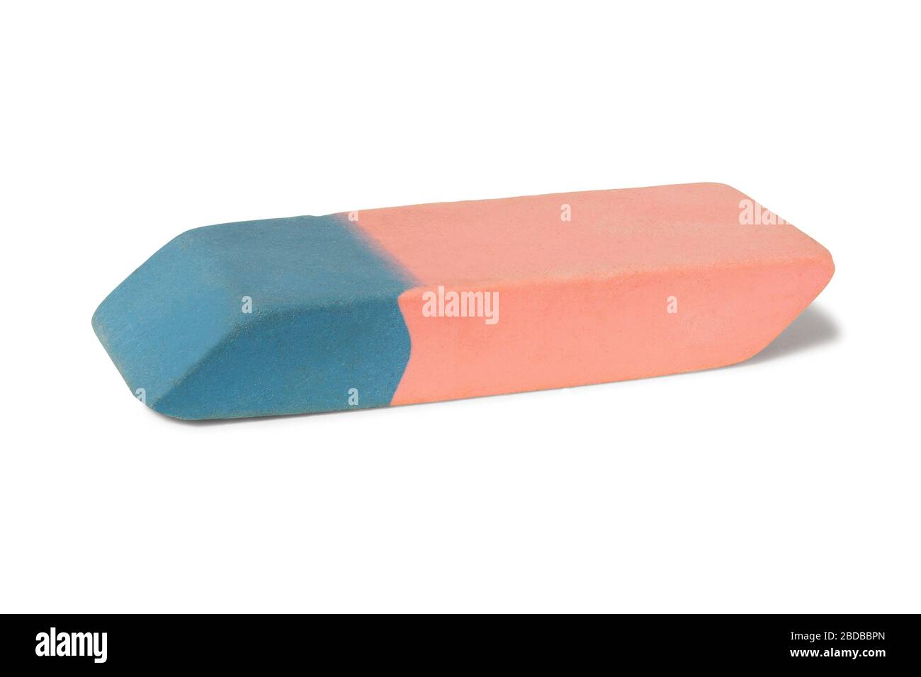 Rubber eraser for pencil and ink pen isolated on white background Stock ...