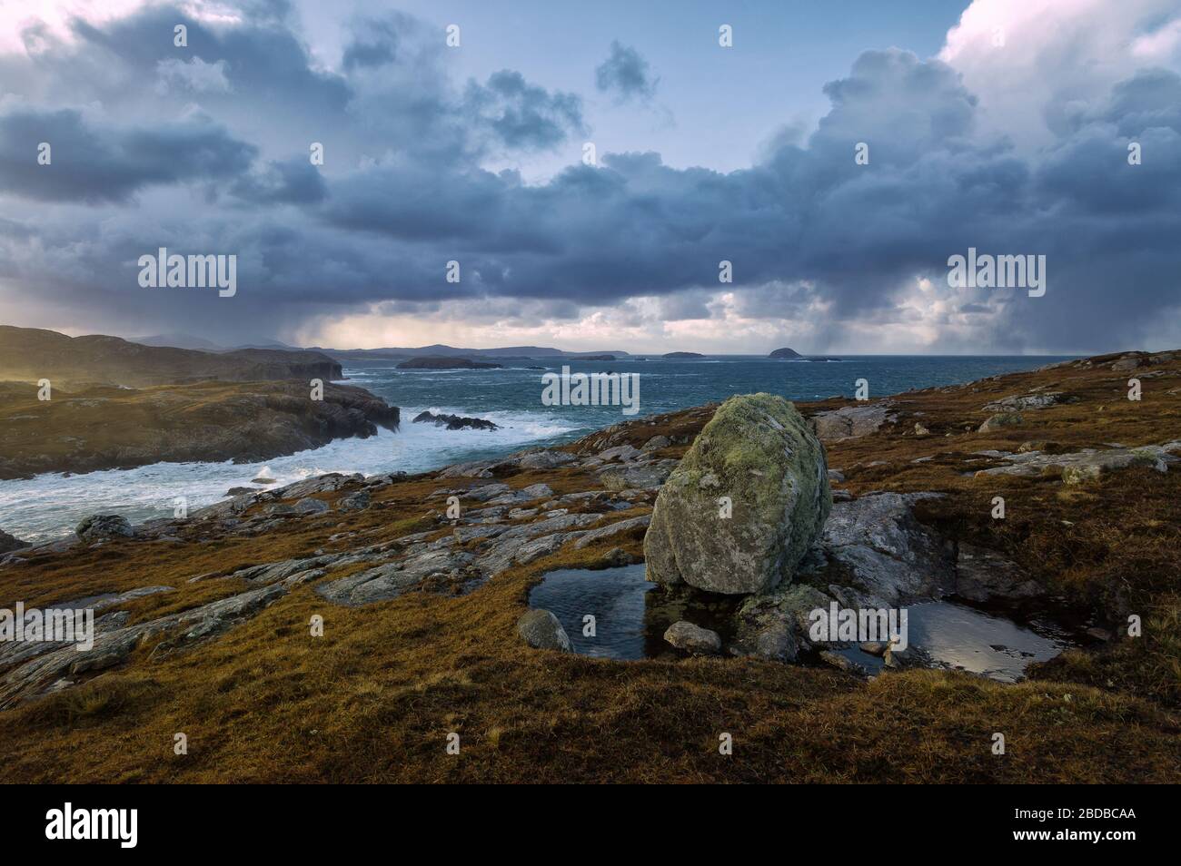 coastline on the isle of lewis Stock Photo - Alamy