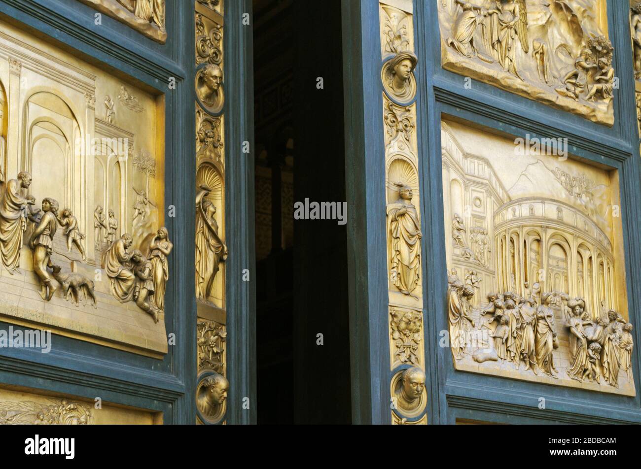 Florence baptistry doors hi-res stock photography and images - Alamy