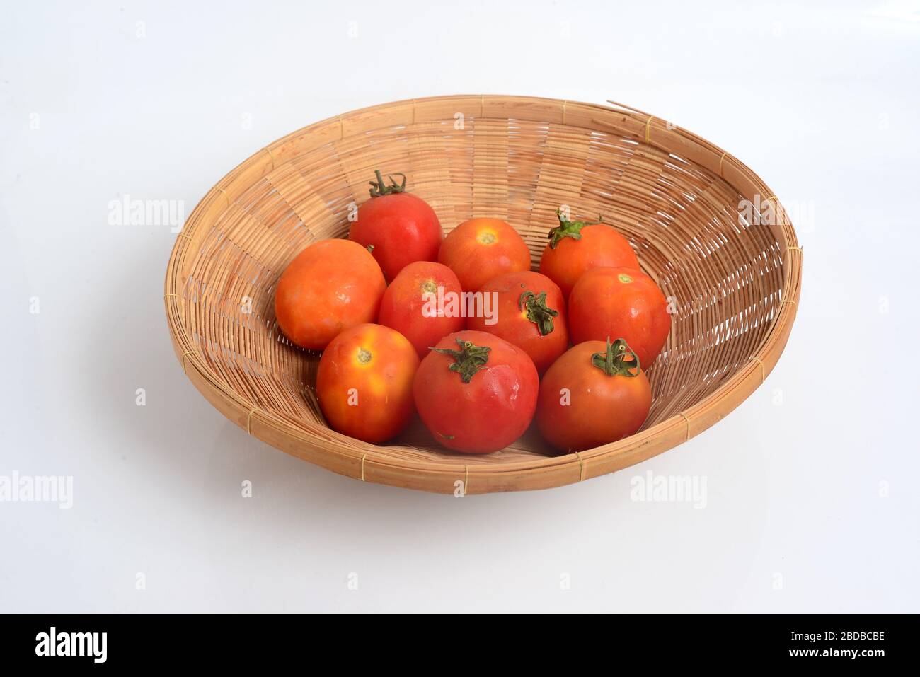 Tomato, (Solanum lycopersicum), flowering plant of the nightshade ...