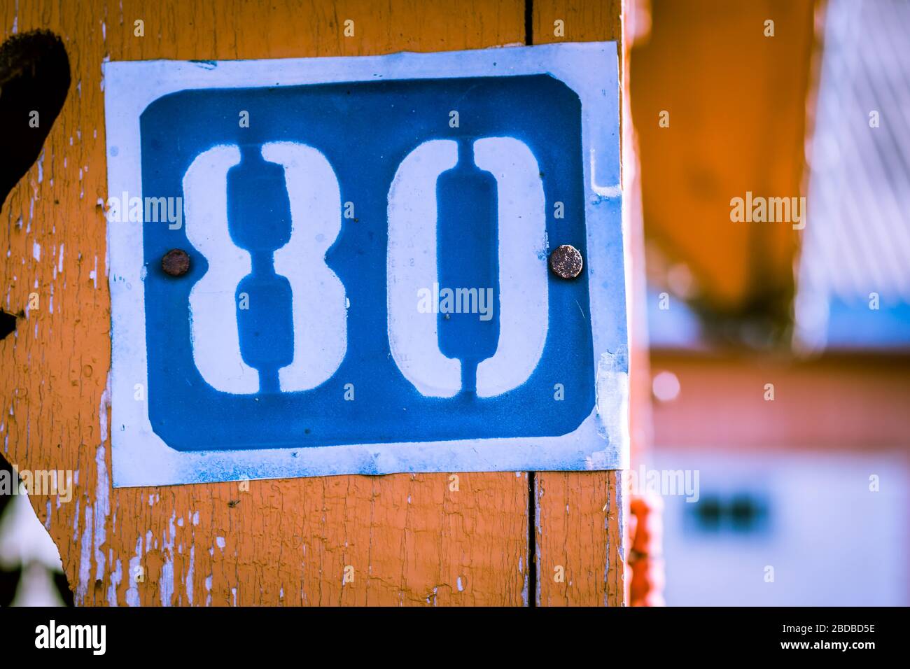 Number 80 hi-res stock photography and images - Alamy