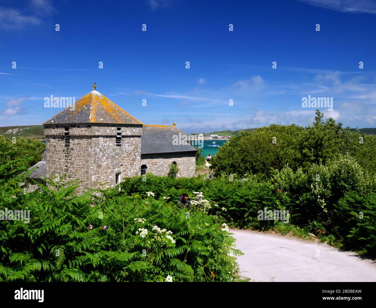 All Saint's church, Bryher, Isles of Scilly Stock Photo - Alamy