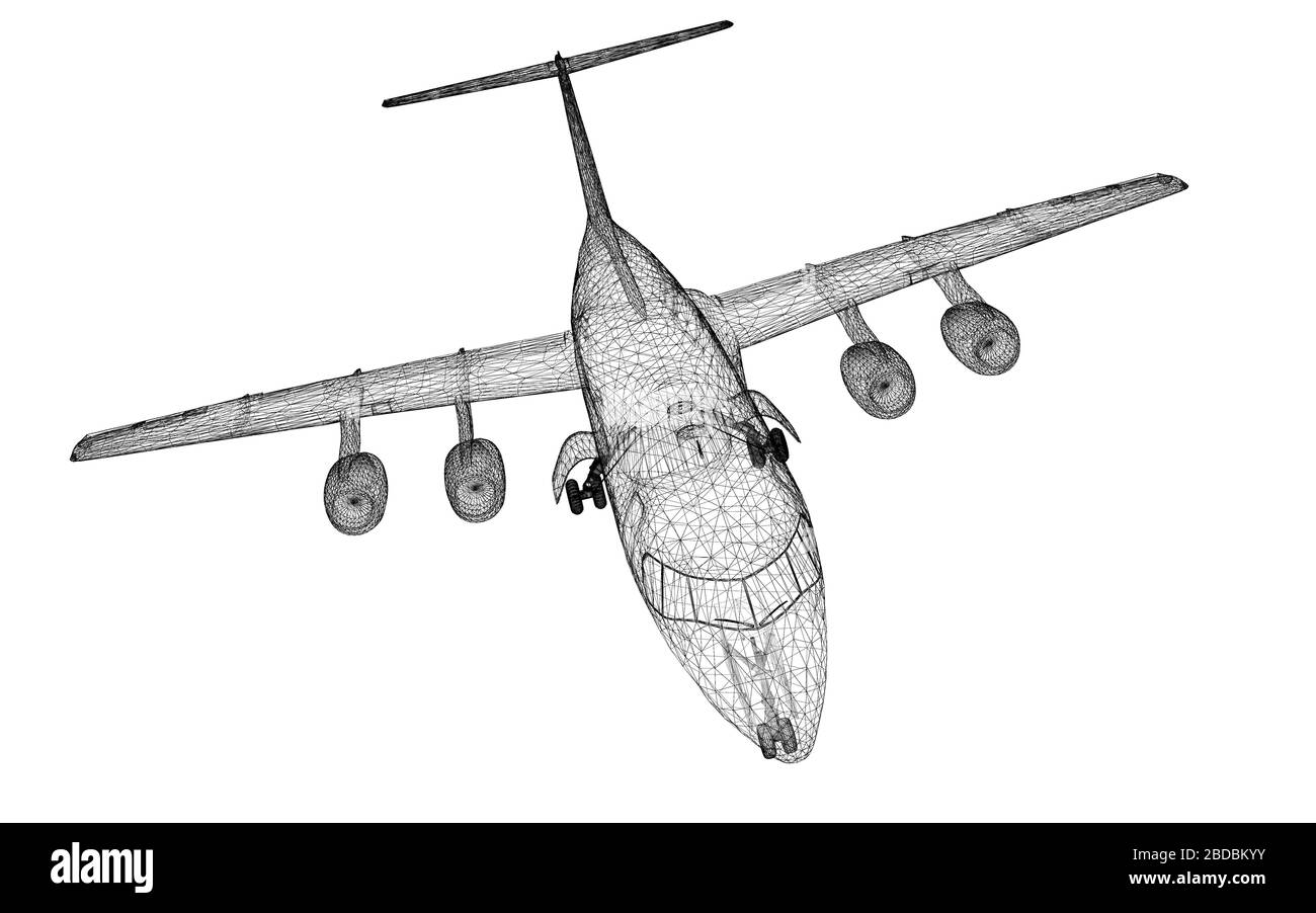 Airliner structure structure Black and White Stock Photos & Images - Alamy