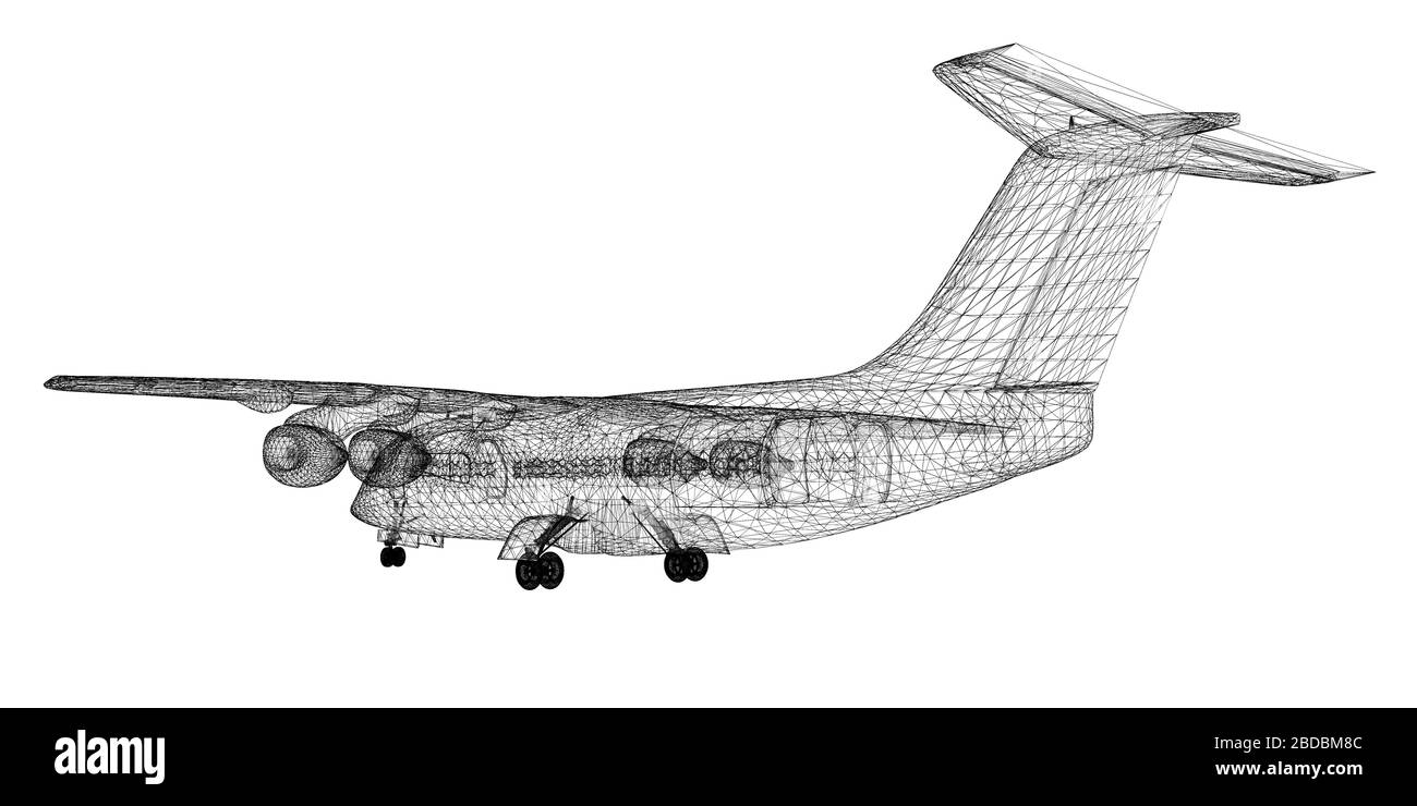 Airliner structure structure Black and White Stock Photos & Images - Alamy