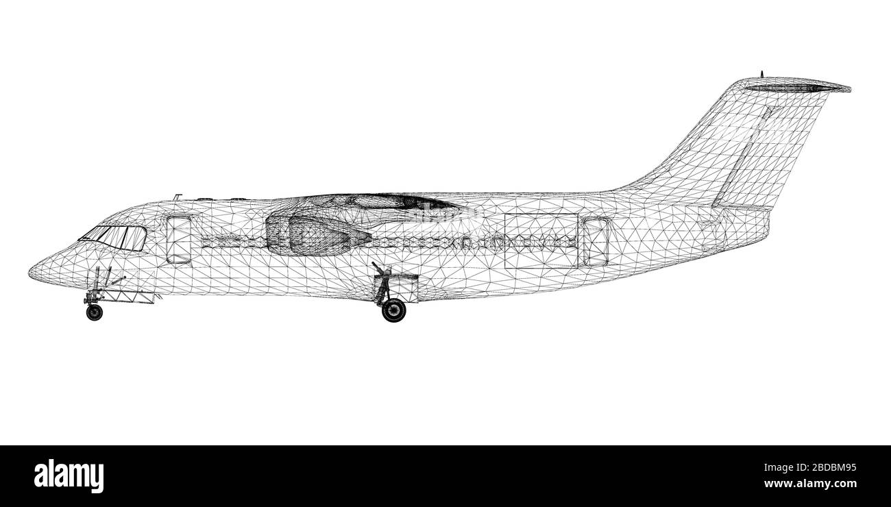 Airliner structure structure Black and White Stock Photos & Images - Alamy