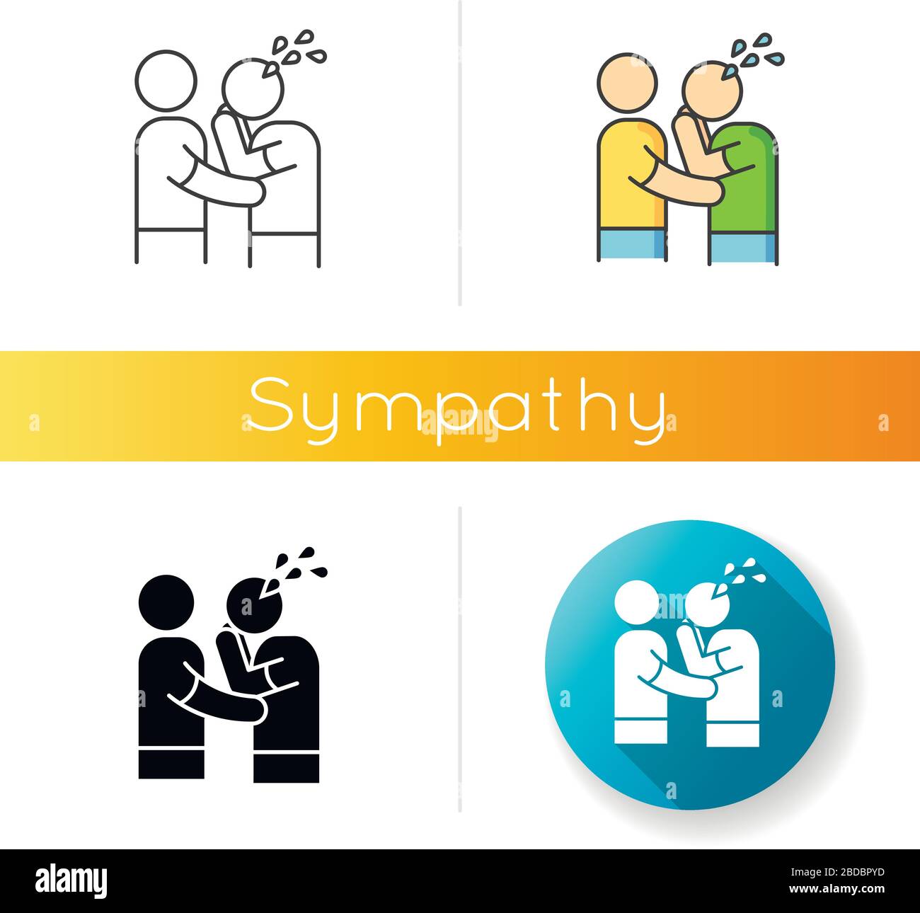 Care consolation Stock Vector Images - Alamy