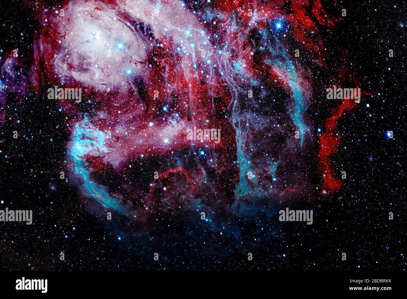 Infinite space with nebulae and stars. Elements of this image furnished ...