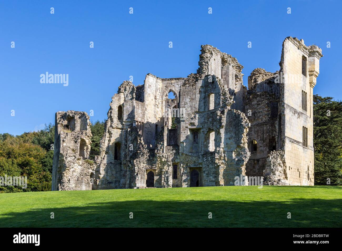 Old Wardour Castle, Wiltshire, England, UK Stock Photo - Alamy