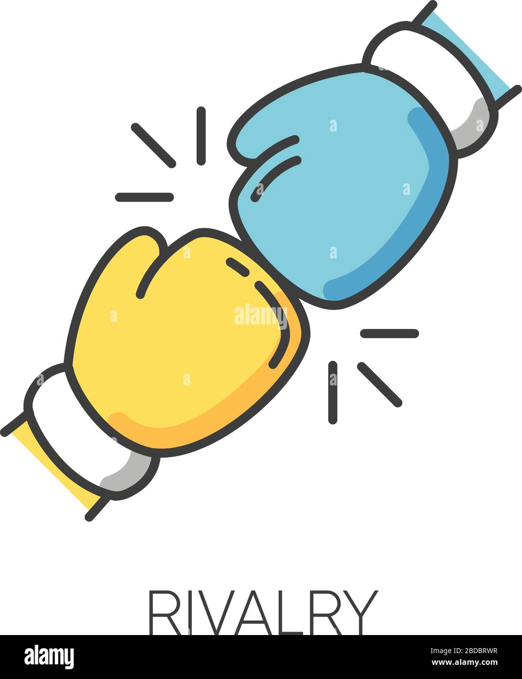 Friendly rivals Cut Out Stock Images & Pictures - Alamy