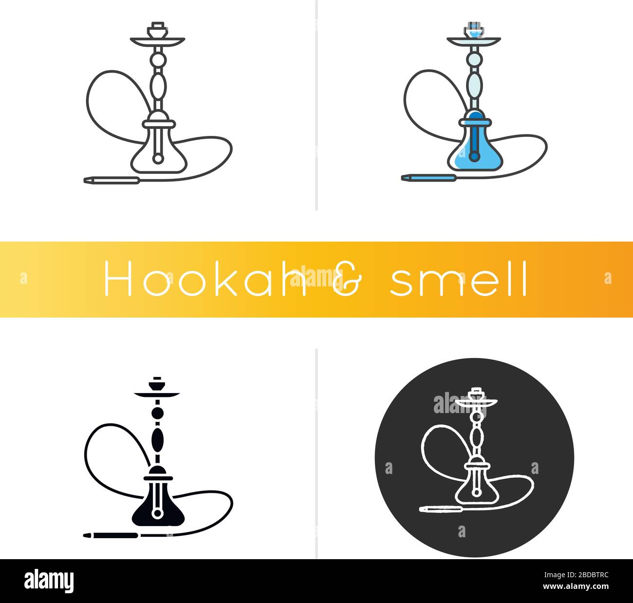 Hookah icon. Sheesha house. Glass sphere base. Popular nargile lounge ...