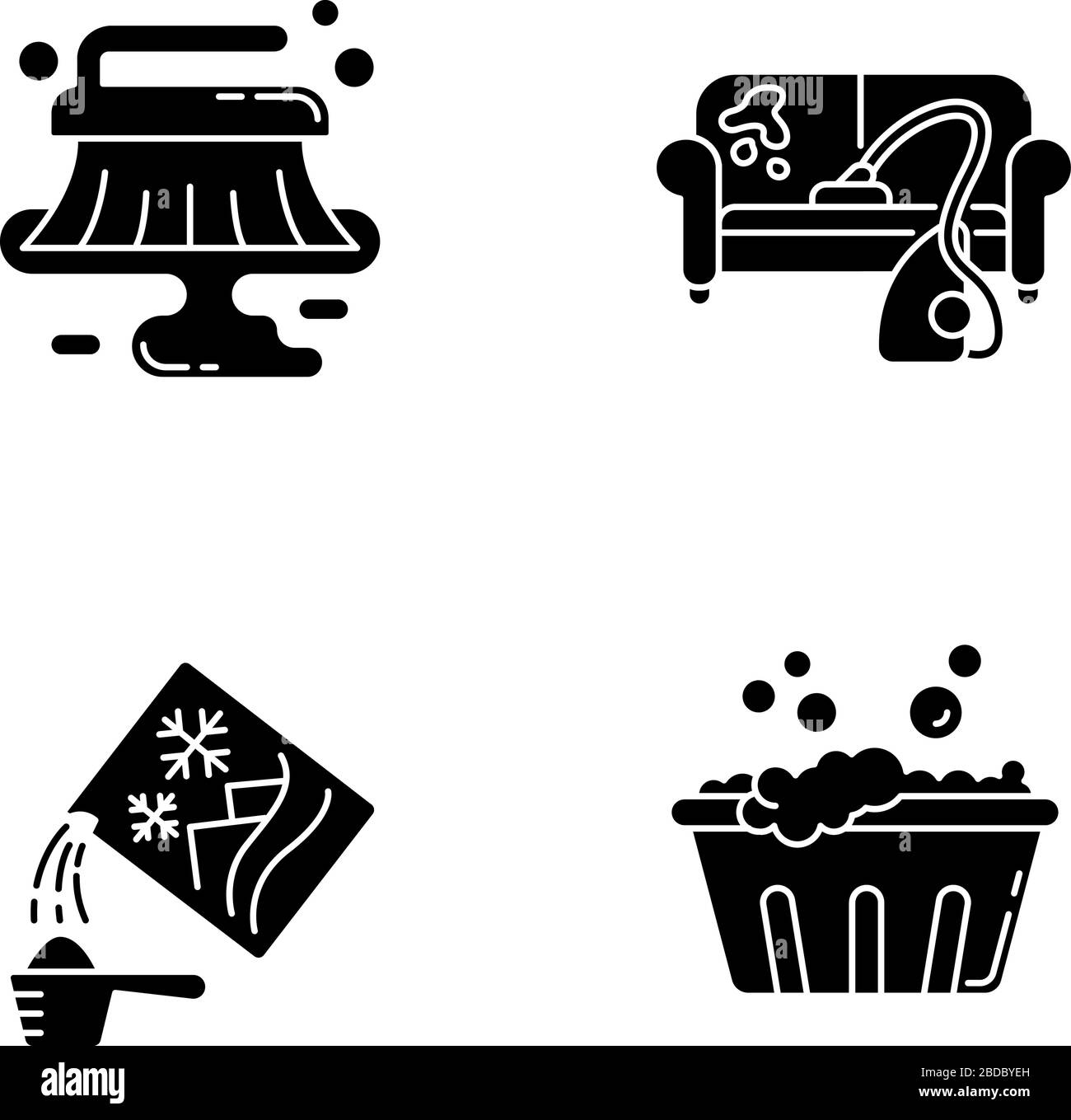 Powder stain removal Black and White Stock Photos & Images - Alamy