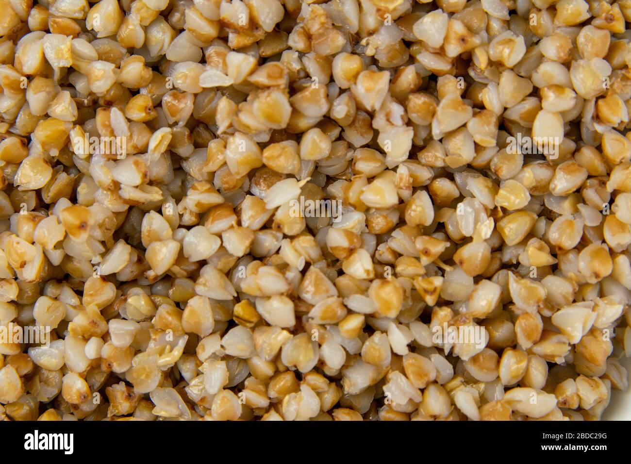 Buckwheat pattern close up. Buckwheat texture Stock Photo - Alamy