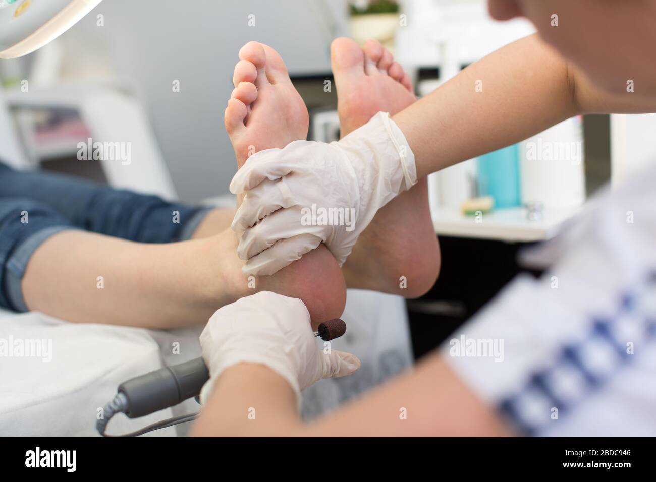 Polishing feet High Resolution Stock Photography and Images - Alamy