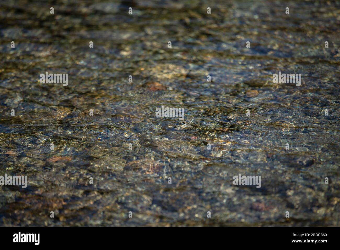 River pebbles under water. Texture Stock Photo - Alamy