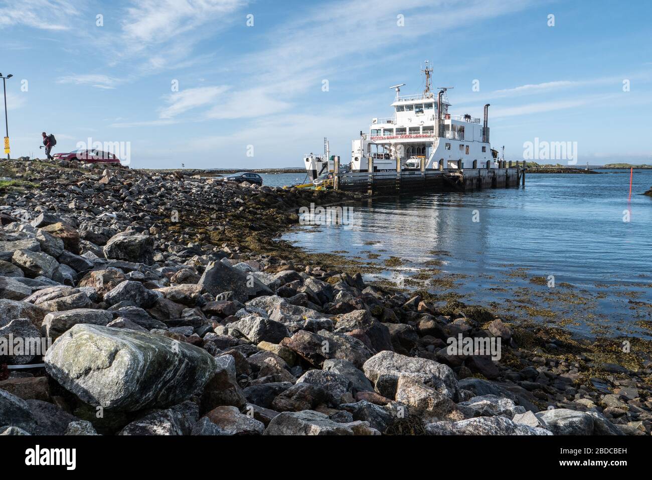 Berneray ferry terminal hi-res stock photography and images - Alamy