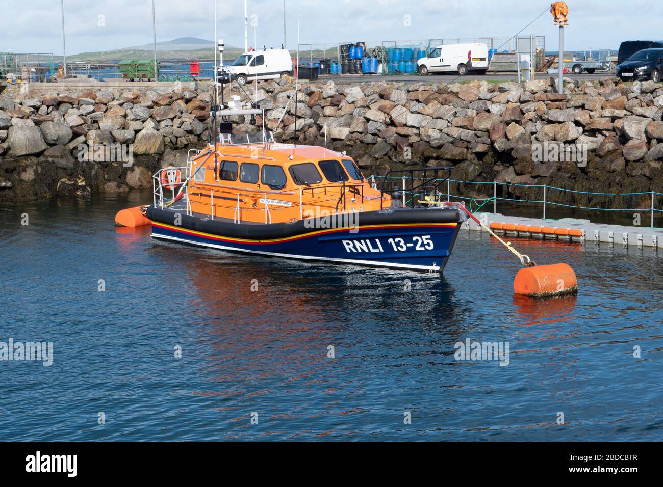 Shannon class lifeboat RNLB Stella and Humfrey Berkeley at Leverburgh ...