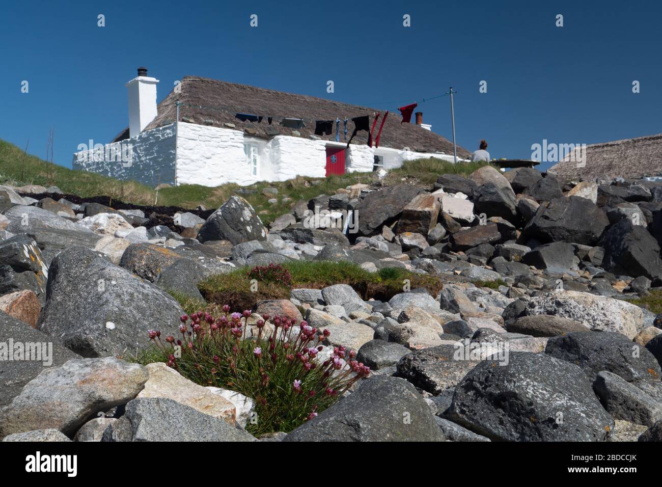 Gatliff Hebridean Trust Hostel on the island of Berneray. The Outer ...