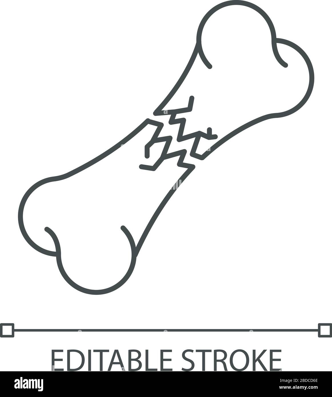 Impacted fracture Stock Vector Images - Alamy