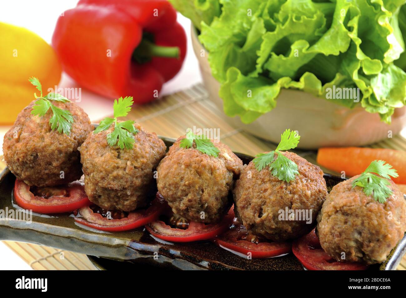 Braised pork ball Stock Photo - Alamy