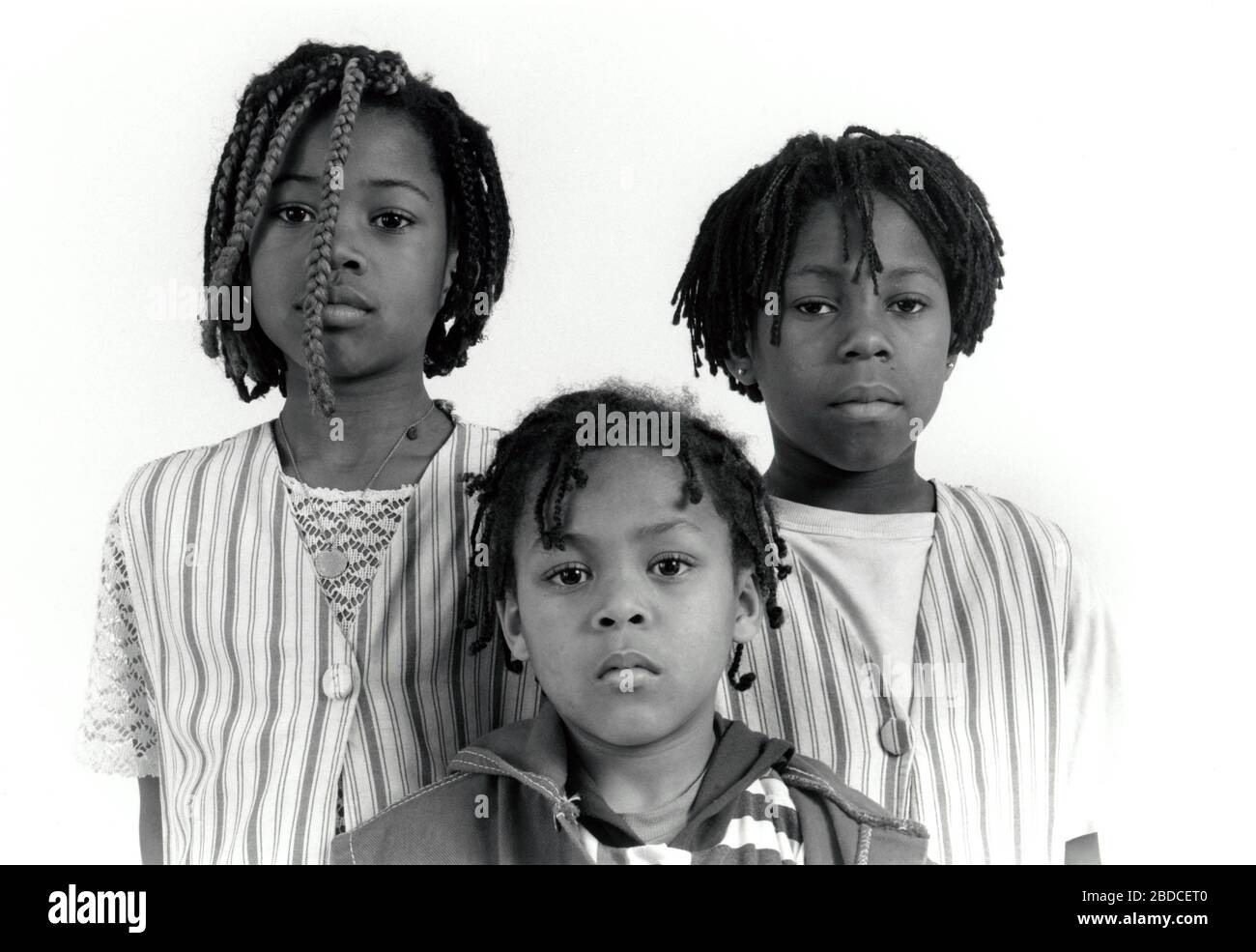 Group of children UK 1990s Stock Photo - Alamy