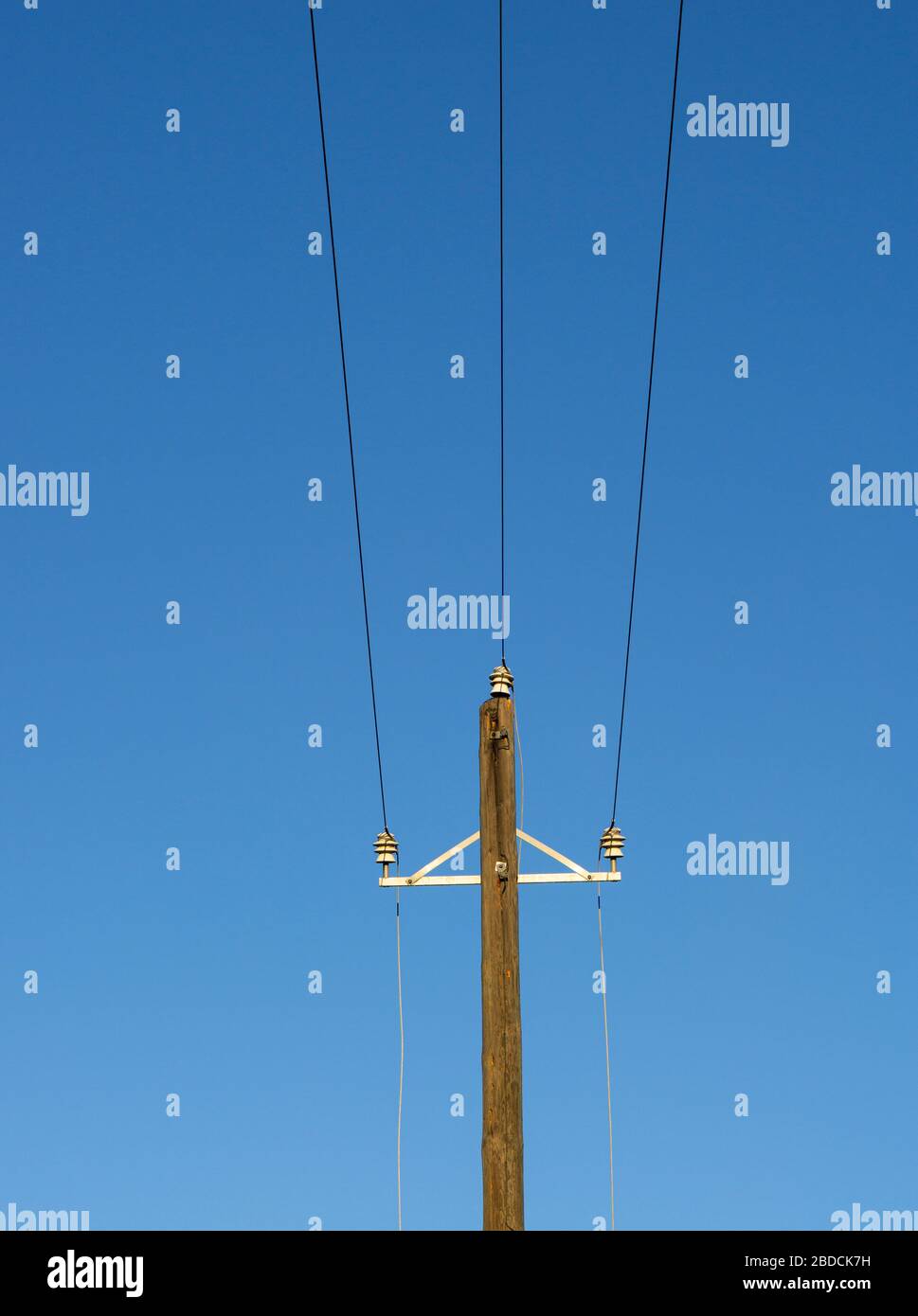 Electricity pylon top view hi-res stock photography and images - Alamy