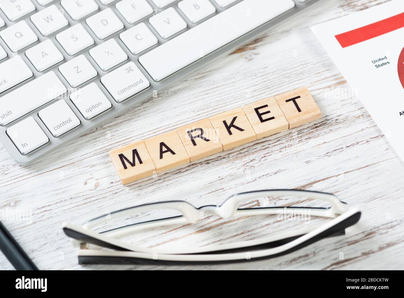 Market share word chart hi-res stock photography and images - Alamy