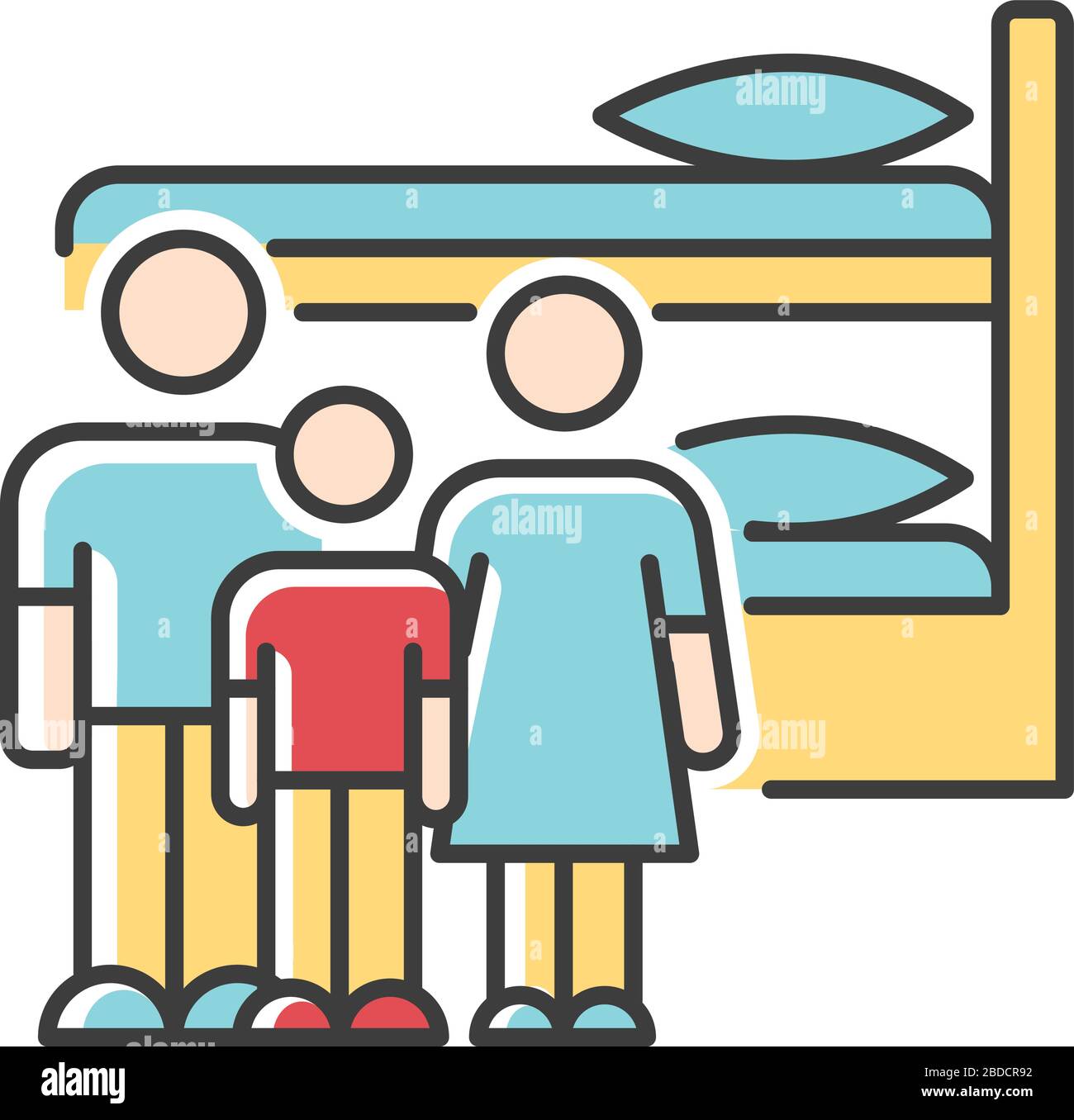 Bunk bed accommodation hi-res stock photography and images - Alamy