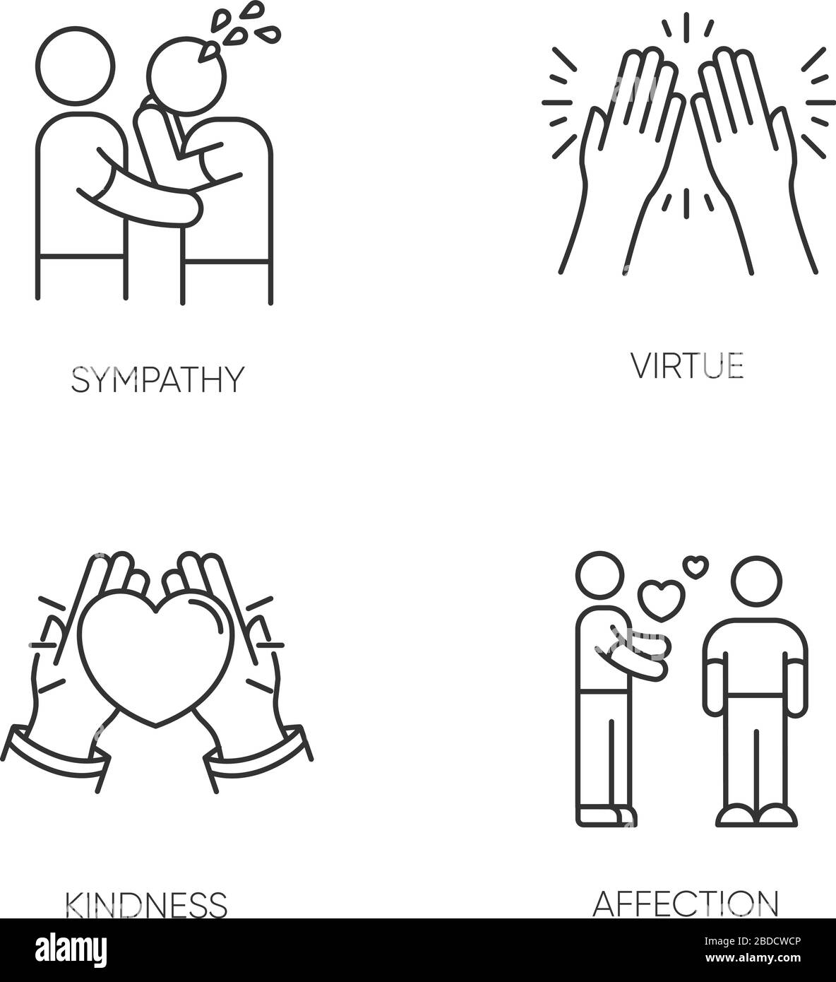 Social connection pixel perfect linear icons set. Interpersonal ...