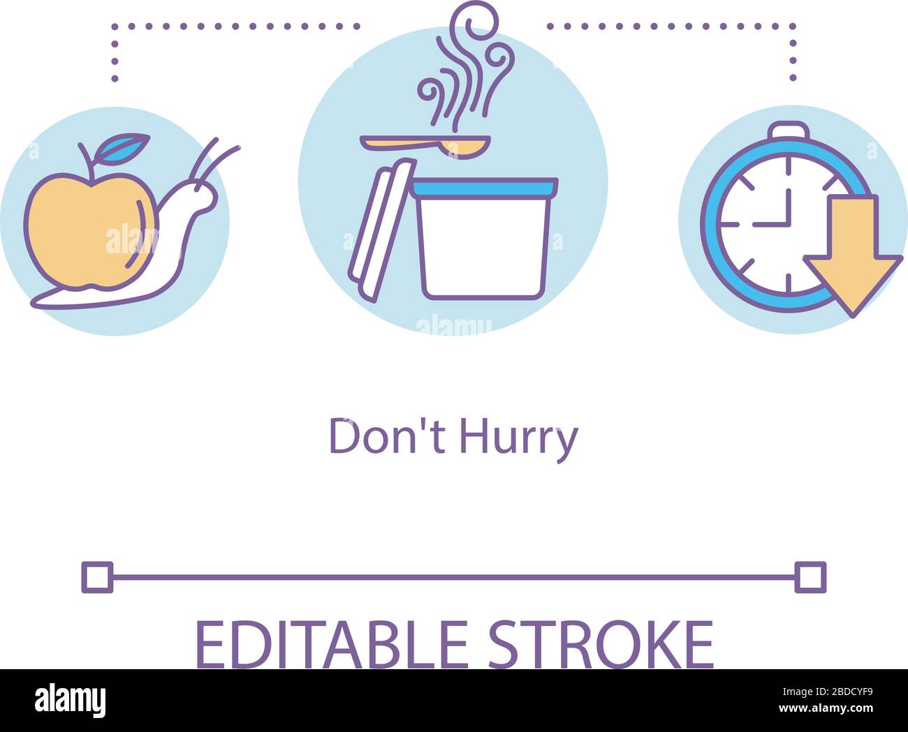 Slow notion Stock Vector Images - Alamy