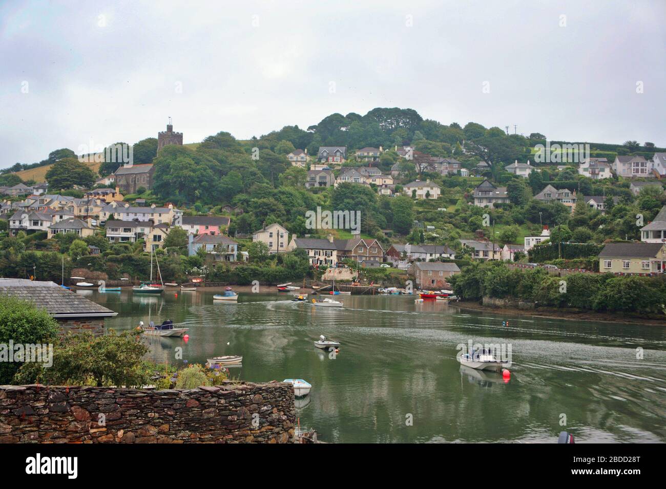 Noss Mayo, Newton Creek and Mayo Creek, from Newton Ferrers, Devon ...