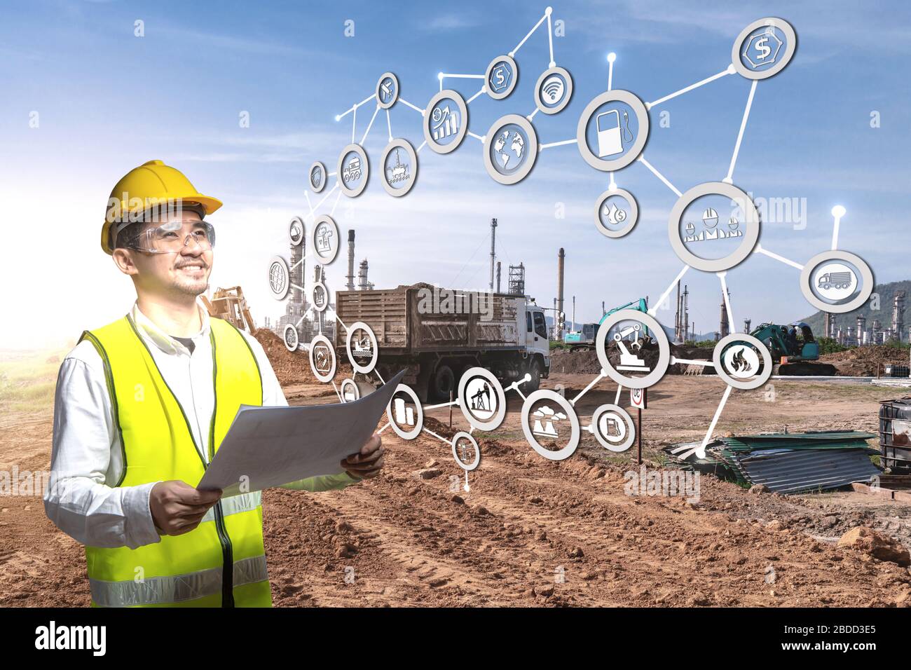 Construction icons hi-res stock photography and images - Alamy