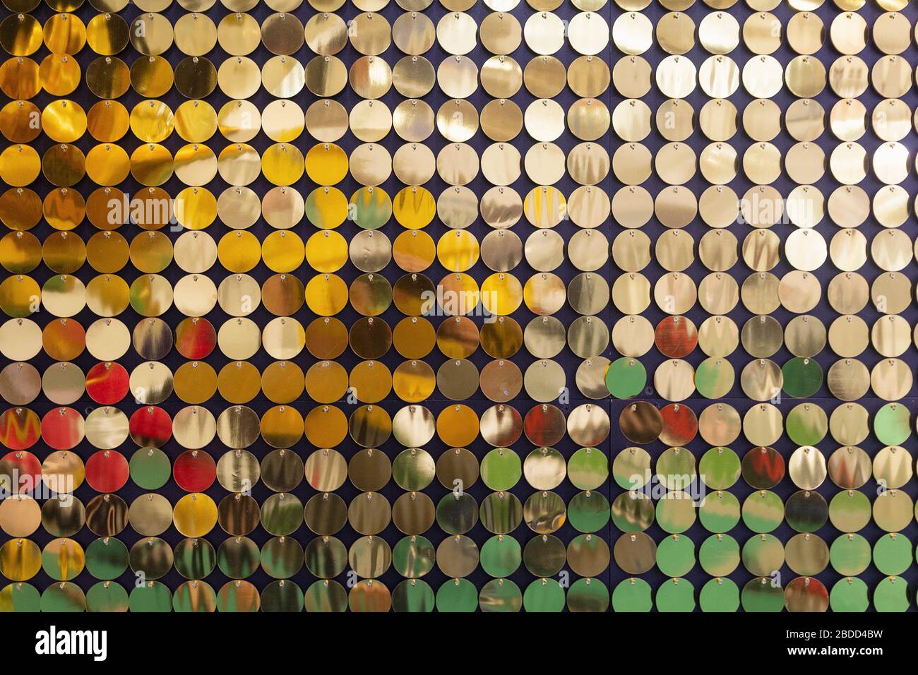 Beautiful background of colorful shiny plates. Abstract background ...