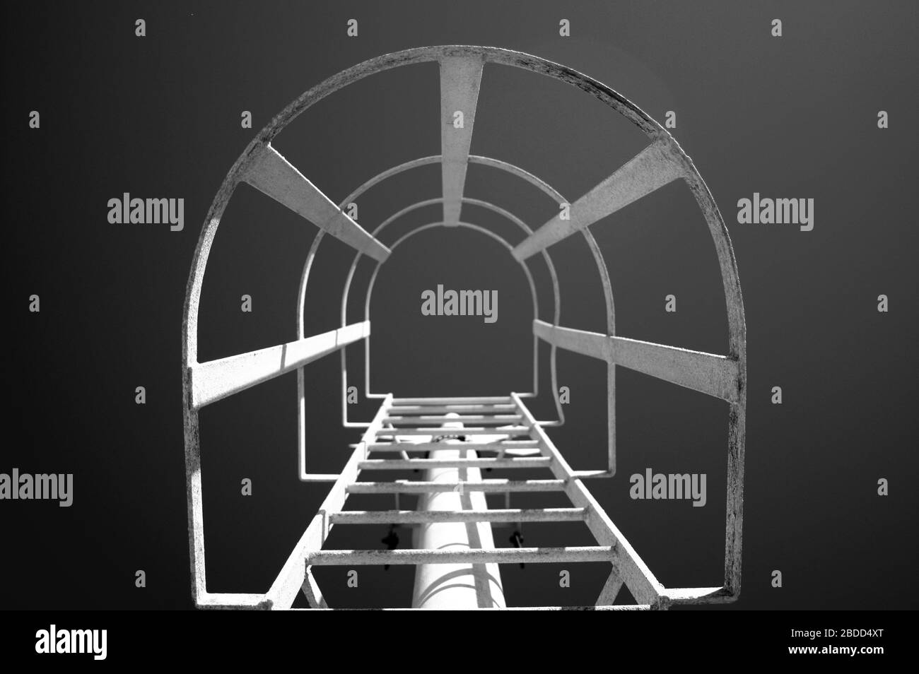 Top of railings Black and White Stock Photos & Images - Alamy