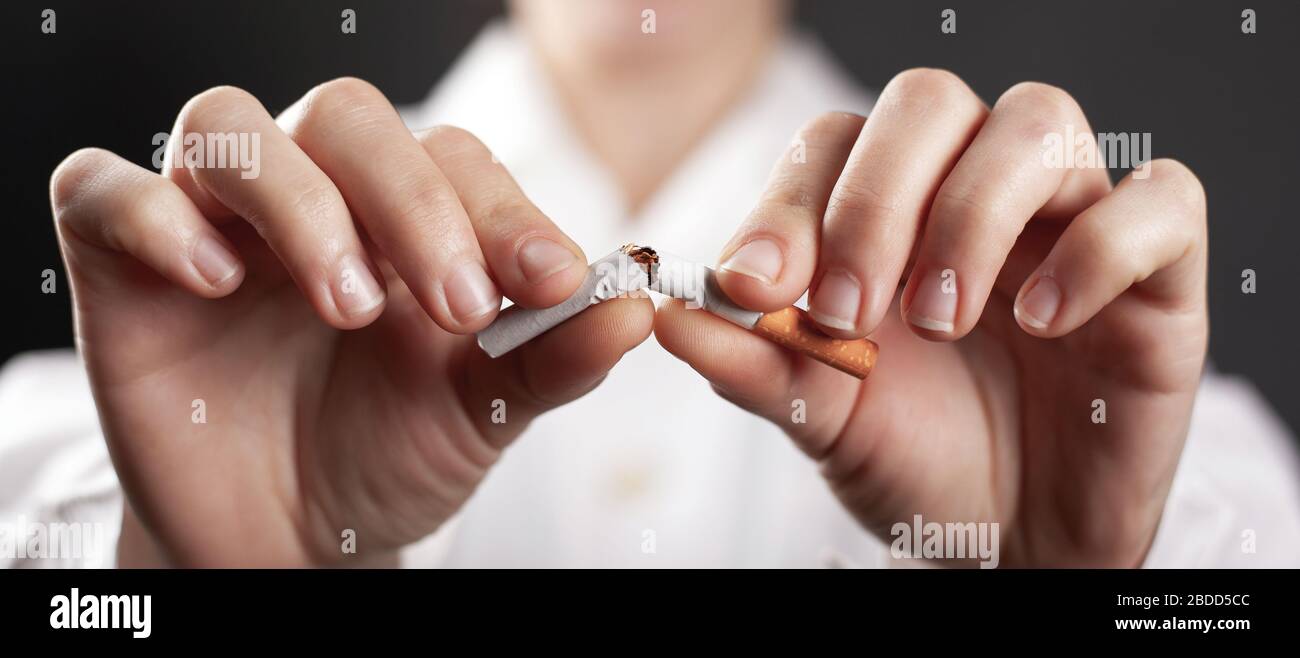 Man holding both hands hand to stop hi-res stock photography and images ...