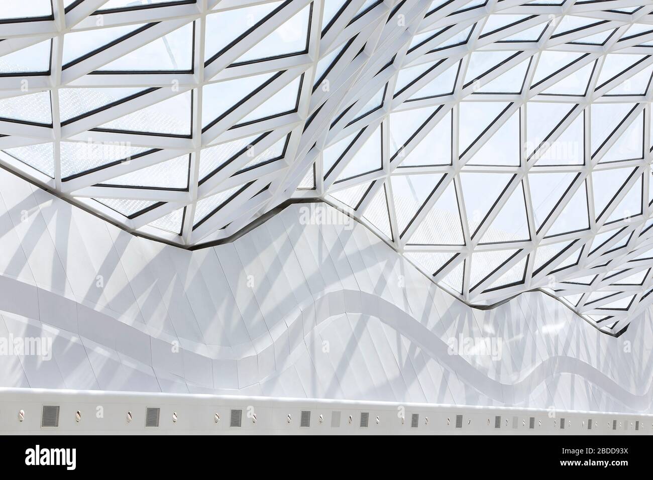 Glass triangular structure hi-res stock photography and images - Alamy